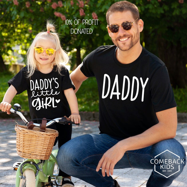 Daddy Daddy's Girl Matching Shirts Father Daughter - Etsy