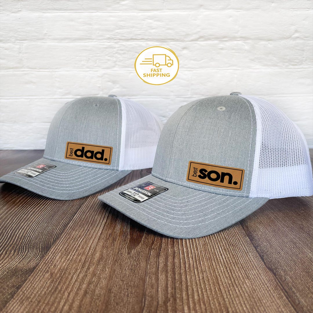 Best Dad Best Son Hats, Richardson 112 Hat, Father and Son Matching ...