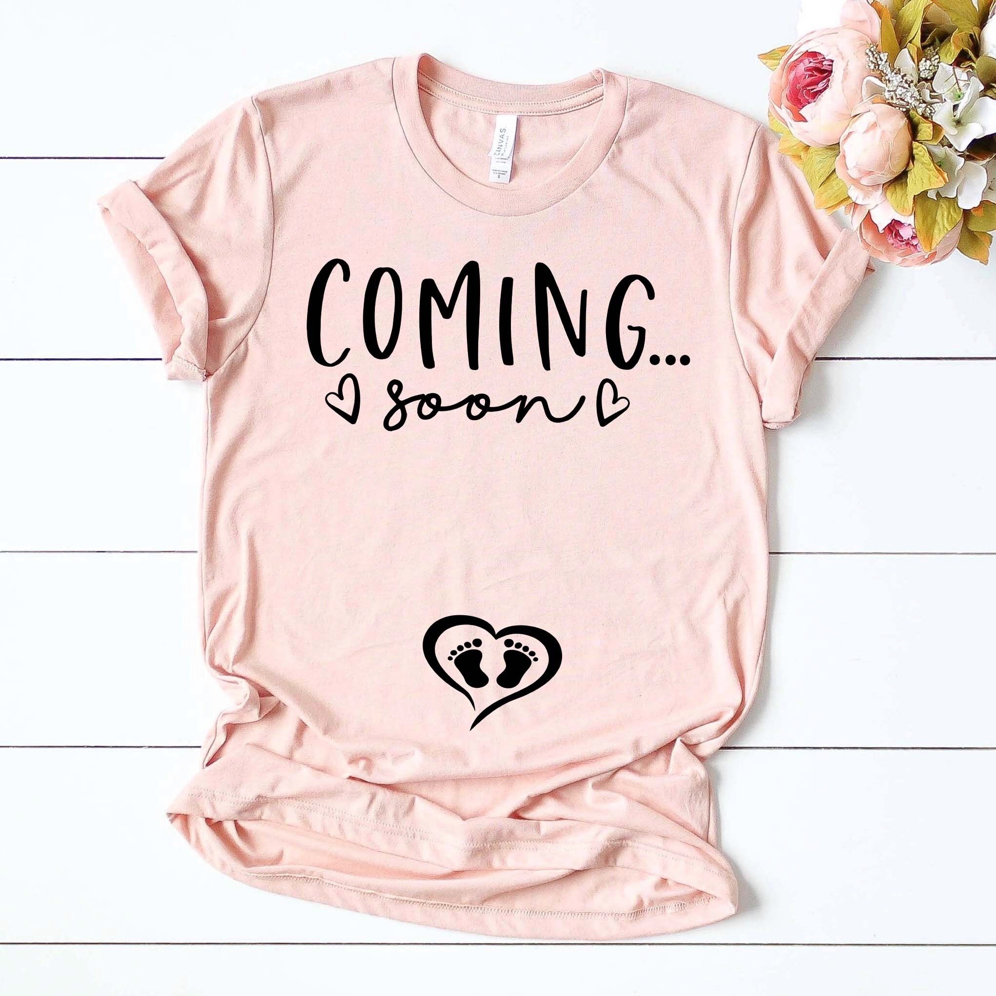 Pregnancy Announcement Shirt Coming Soon Pregnancy Shirt - Etsy