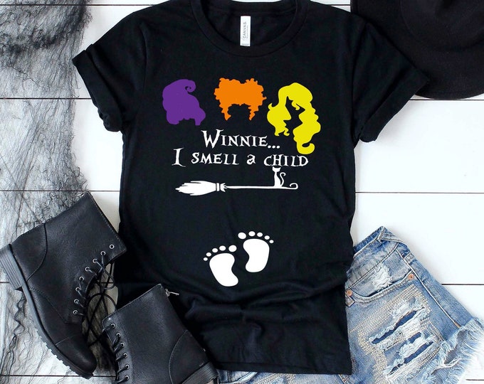 Hocus Pocus Maternity Pregnancy Announcement Hocus Pocus Shirt ...