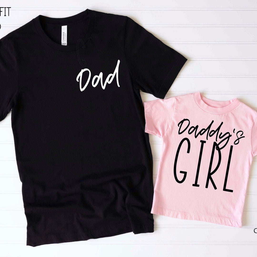 Father Daughter Matching Shirts – Daddy’s Girl Tee Set – Dad Gift From ...