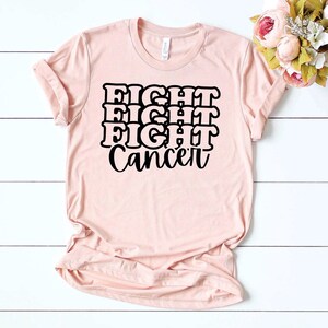 Fight Fight Fight Cancer Shirt, Cancer Awareness Shirt, Chemo Shirts ...