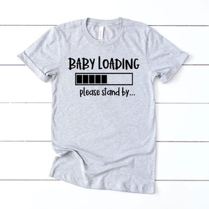Pregnancy Announcement Shirt Baby Loading Pregnancy Shirt Mom to Be ...