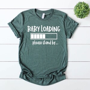 Pregnancy Announcement Shirt Baby Loading Pregnancy Shirt Mom to Be ...