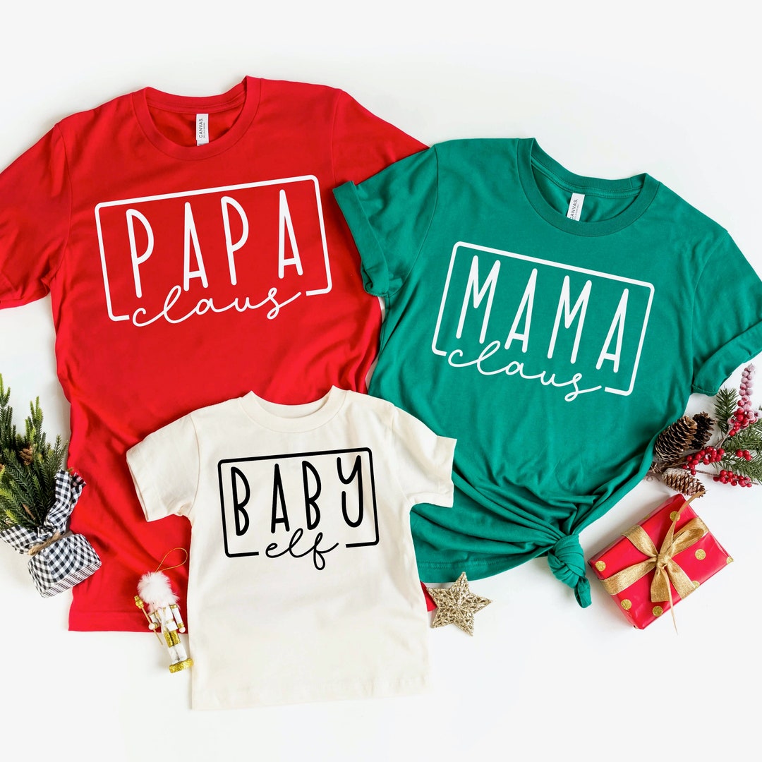 Matching Family Christmas Tees, Holiday Shirts for Everyone, Festive ...