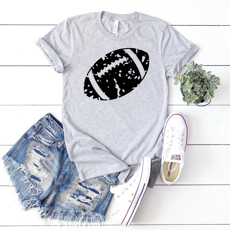 Football Shirts Football Shirt for Woman Distress Football - Etsy