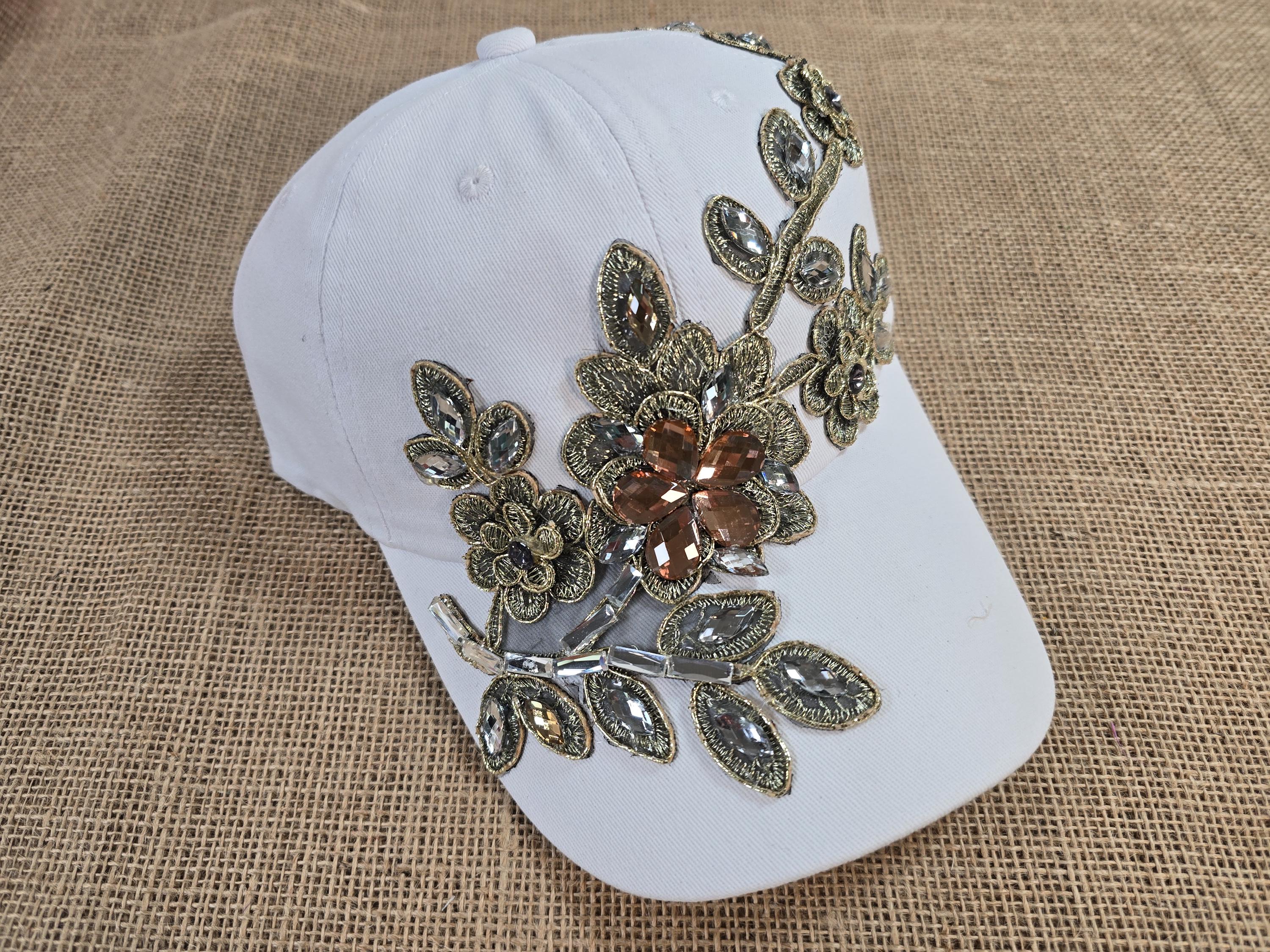 Women Adjustable Rhinestone Bling Hat Baseball Hat Fashion Girl Sports ...