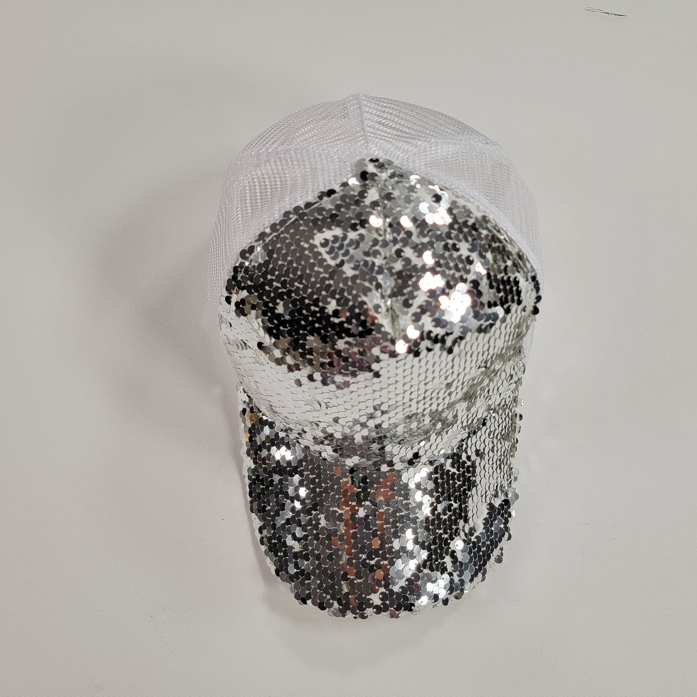 Women Spring Summer Fashion Colorful Sequin Bling Bling Baseball Hats ...