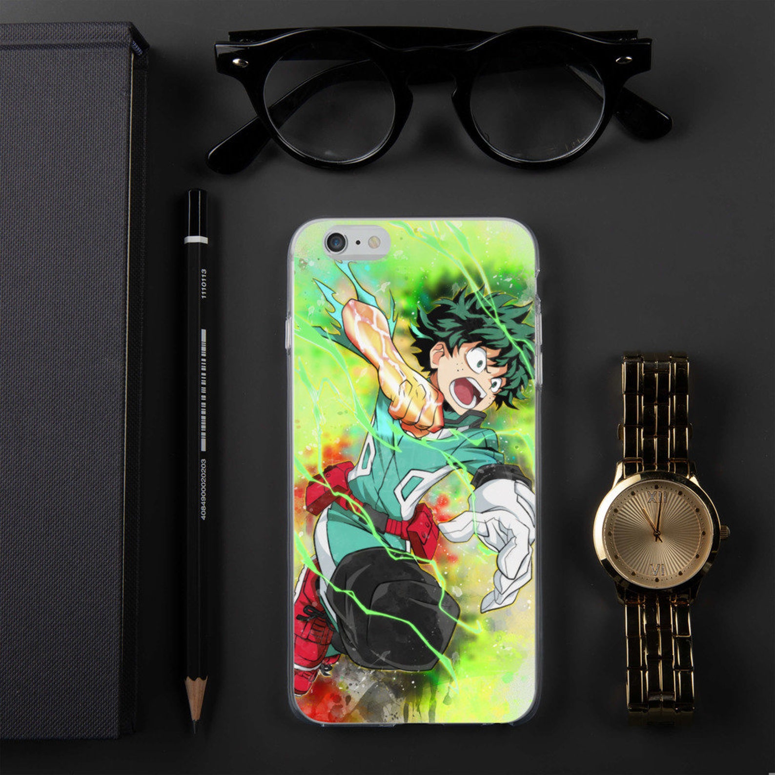 Deku Fanart Wallart Room Decor Watercolor Print Anime Manga | Etsy