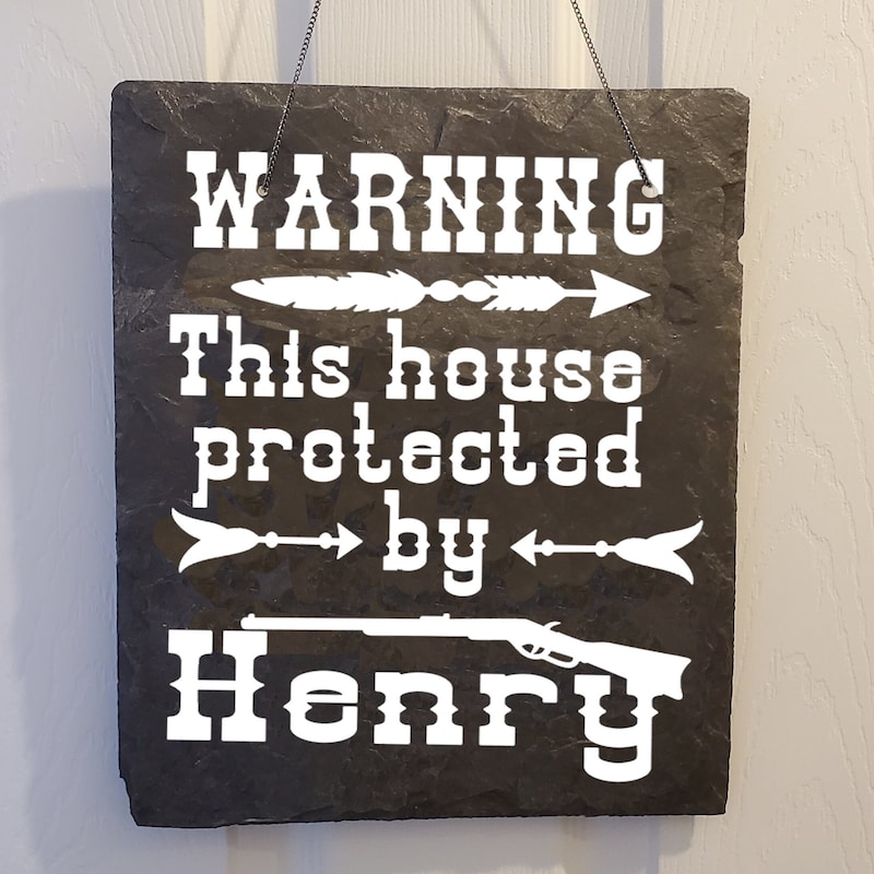 Protected by Smith and Wesson Sign - Etsy