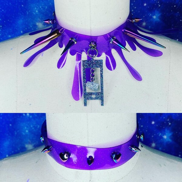 Vinyl Choker - Etsy