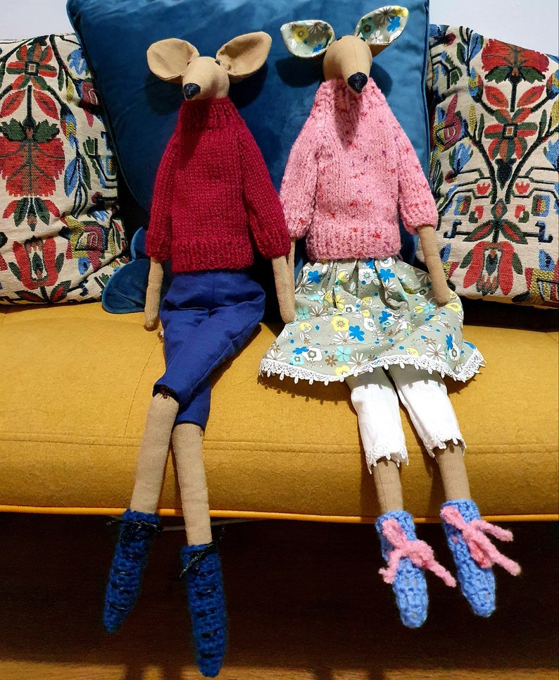 OOAK Large Scandi Inspired Handmade Mouse Unique and Beautiful Long ...