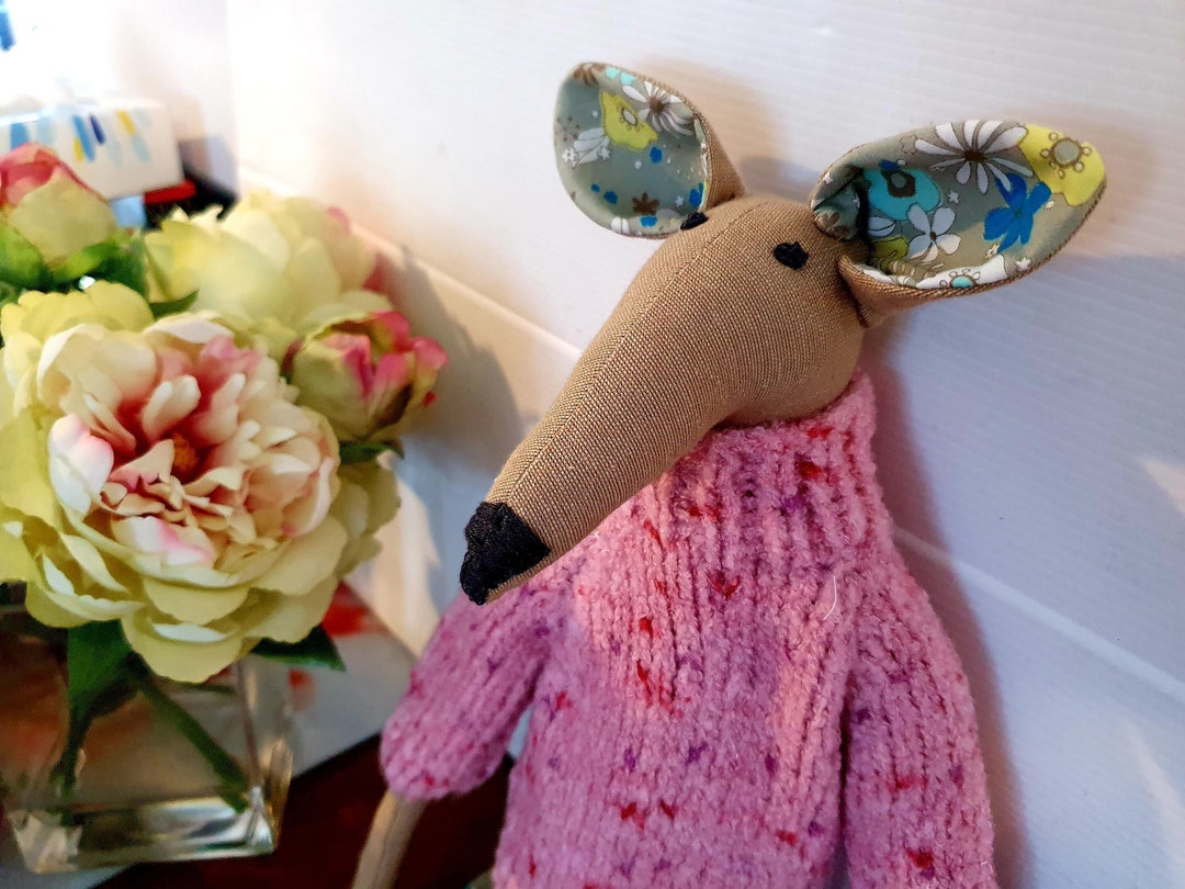 OOAK Large Scandi Inspired Handmade Mouse Unique and Beautiful Long ...