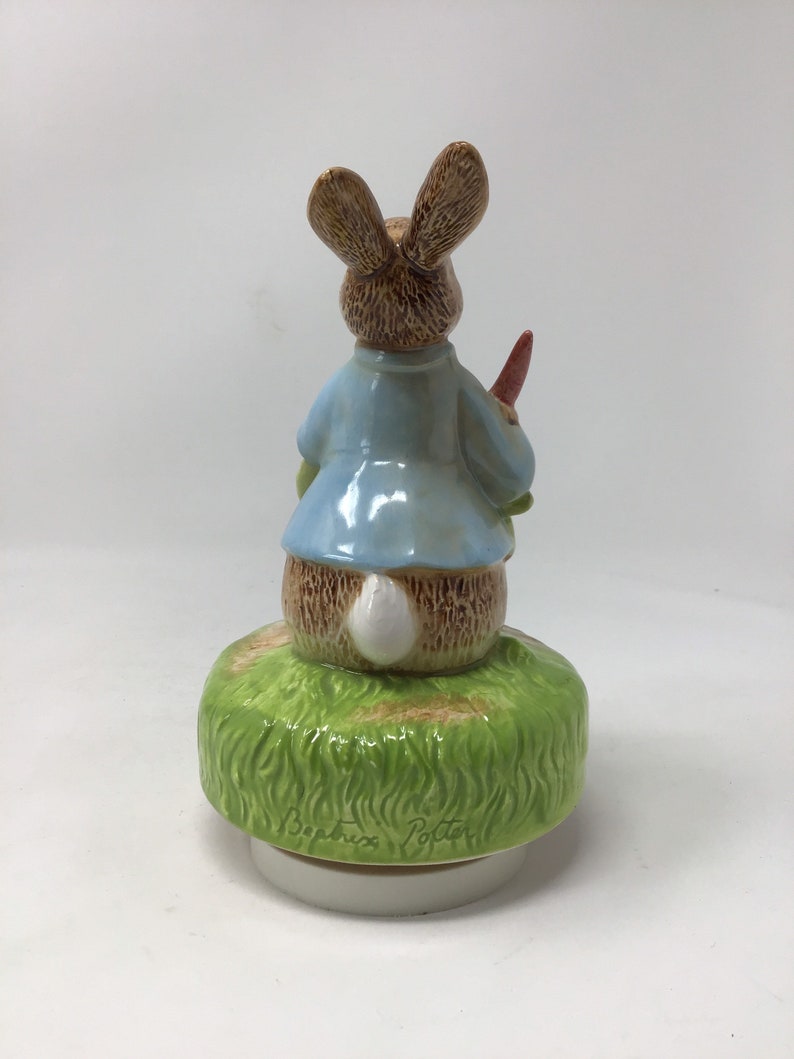 Beatrix Potter Vintage Peter Rabbit Music Box, by Schmid, “small World ...