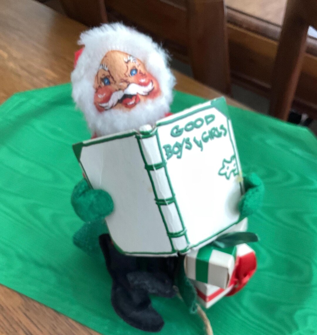 Christmas SANTA Vintage Annalee 1963 Santa Claus, Good Boys and Girls ...