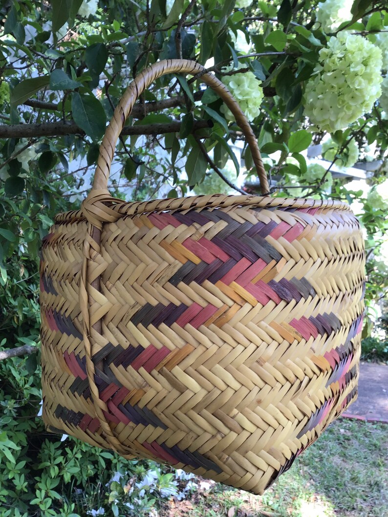 Large Vintage Choctaw Indian Gathering Basket 1960'sBasket | Etsy