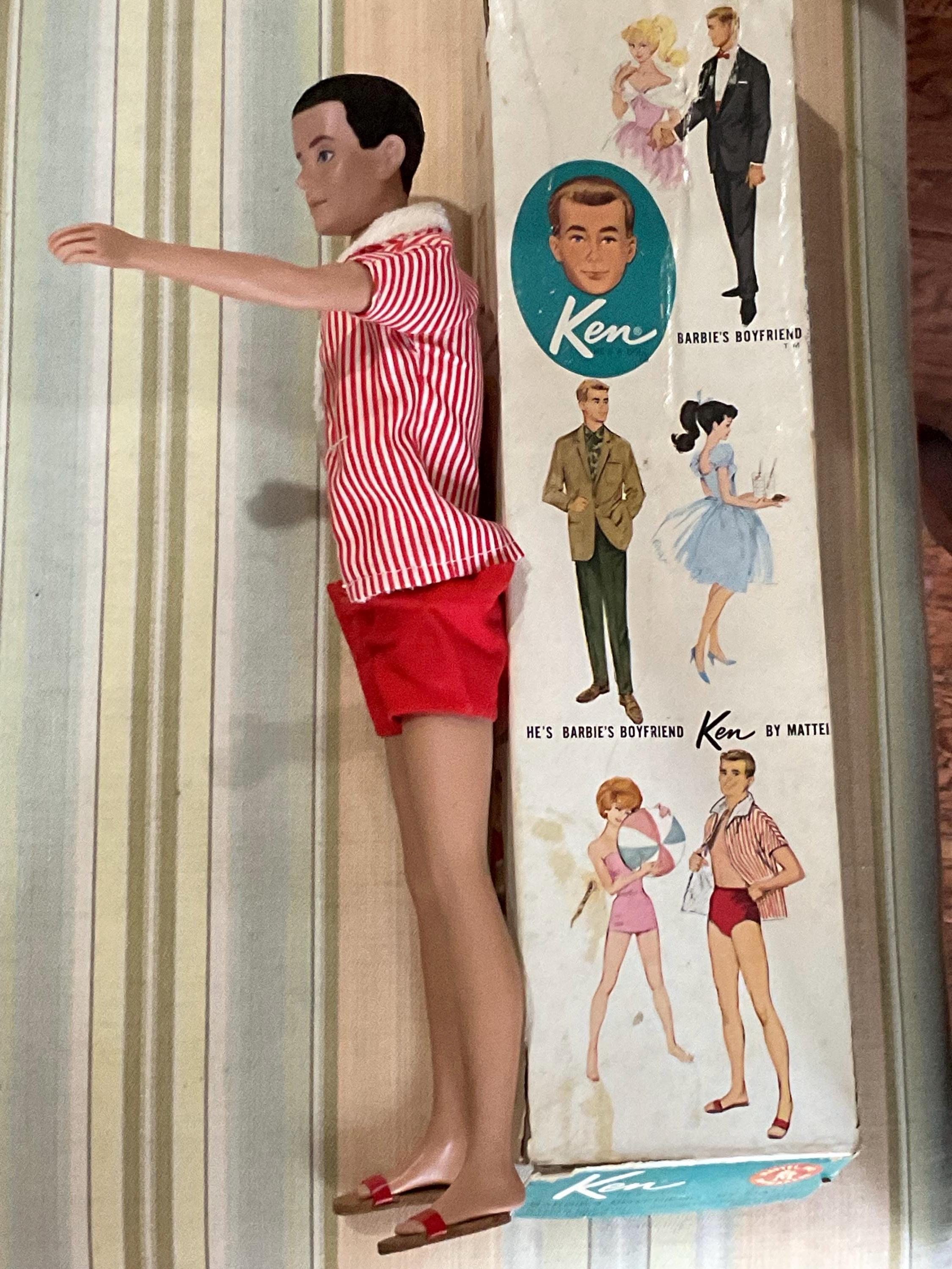 Vintage Ken Doll, 1961 by Mattel Stock #750, Original Box and Clothes ...