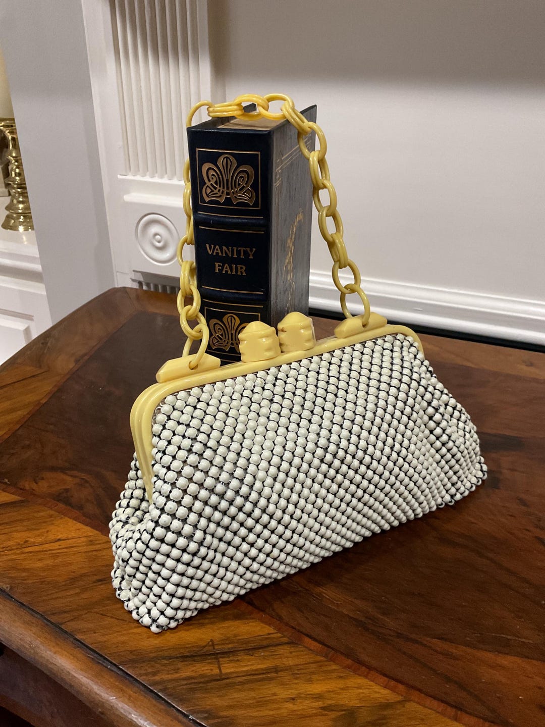 Purse Whiting and Davis 1940s Alumesh Purse With Bakelite/celluloid ...