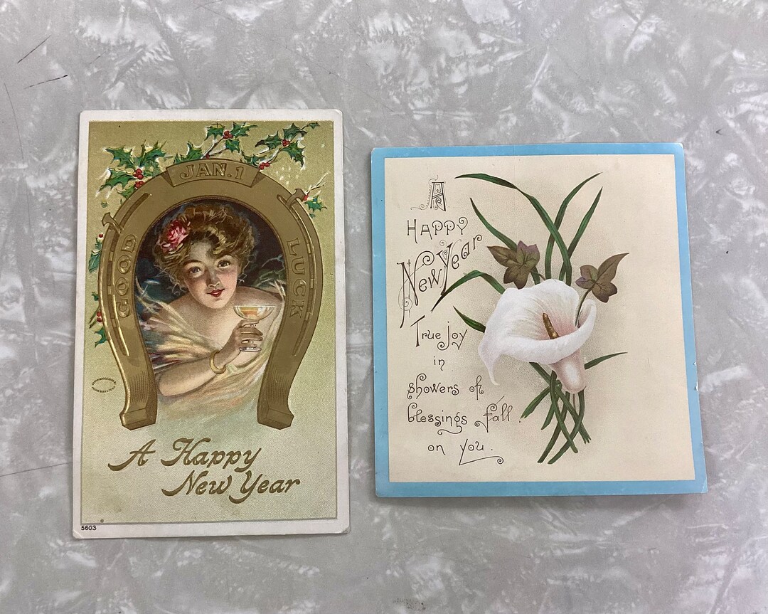 Antique Post Cards, Trade Cards, 2 Lithograph Cards - Etsy