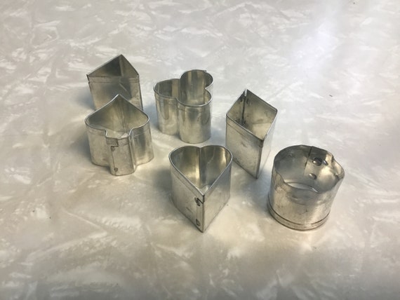 Six Mini Metal Molds Sandwich Canapé Petit Fours Aspic | Etsy