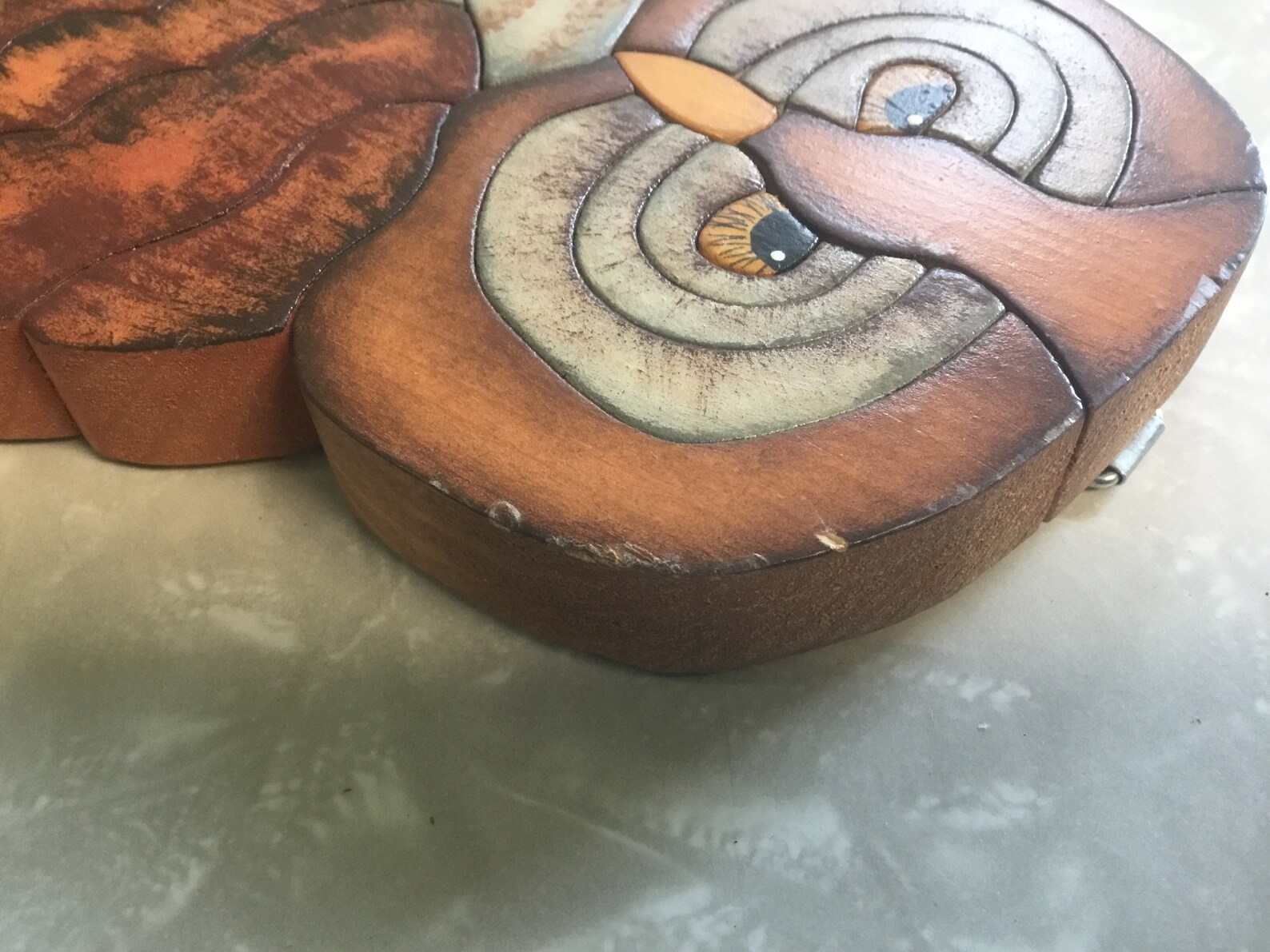 Intarsia Wood Owl Wall Art 11 Tall Handmade - Etsy