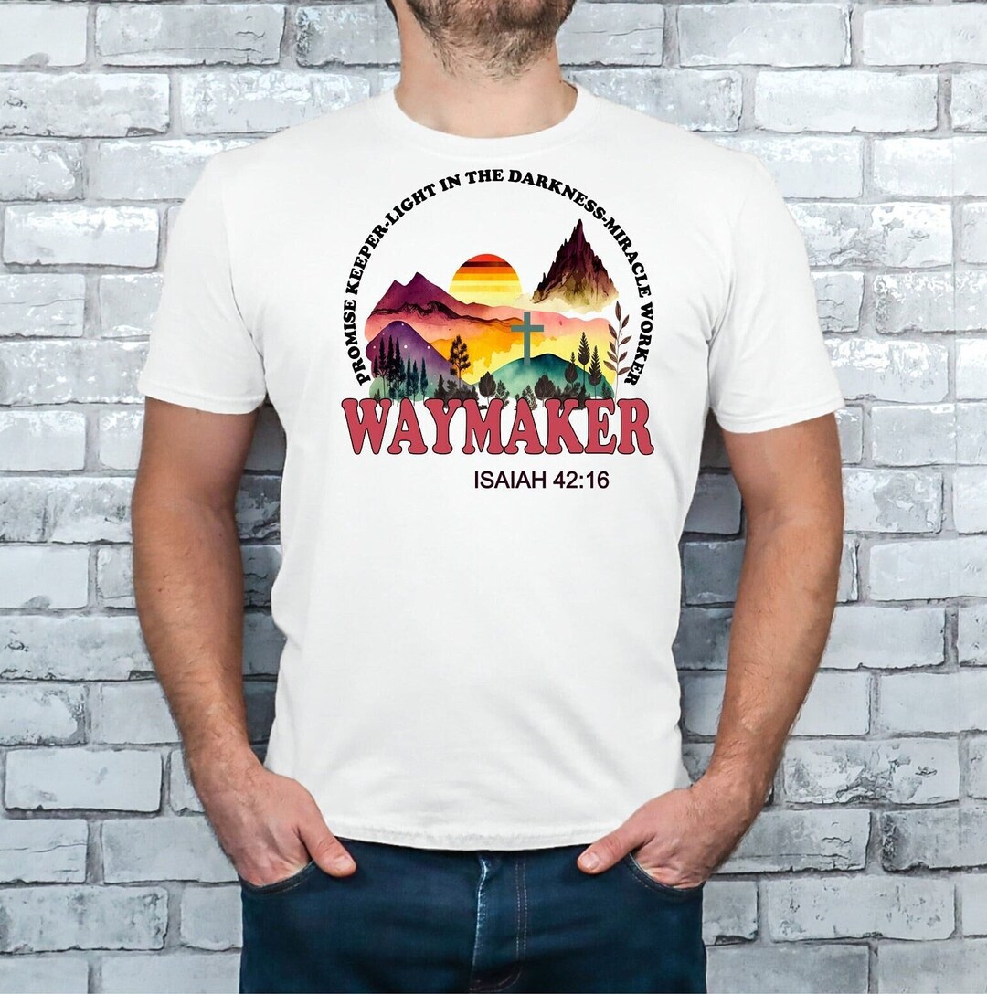 Christian Waymaker Promise Keeper Miracle Worker Cool Retro Vintage ...