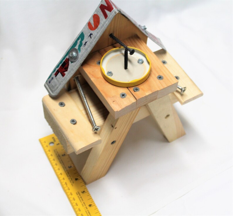 Tree Mount A-frame Squirrel Feeder Chipmunk Corncob Table | Etsy