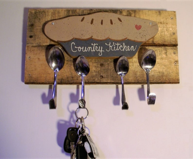 Kitchen Key Ring Wallmount Kitchen Spoons as Key Hooks - Etsy