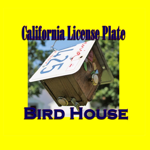License Plate Bird Feeder - Etsy