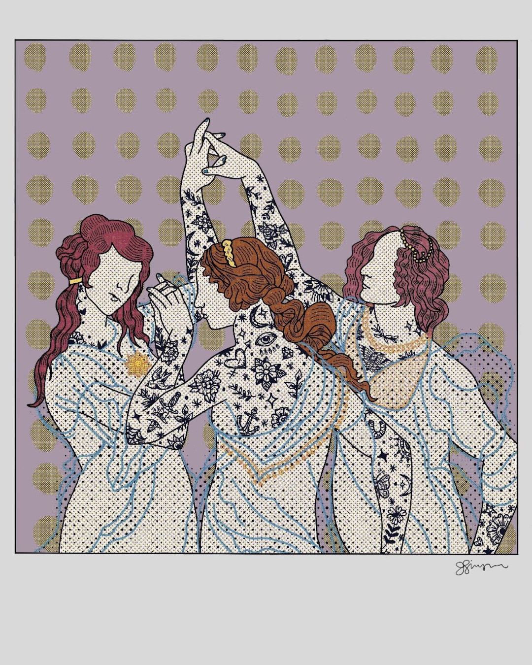 The Three Graces - Etsy