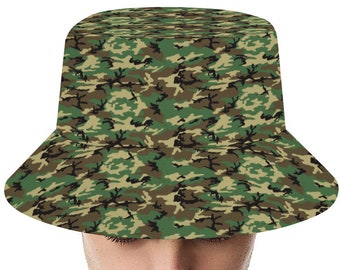 Military Bucket Hat | Etsy