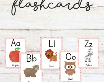 Alphabet Wall Cards Preschool Kindergarten ABC's