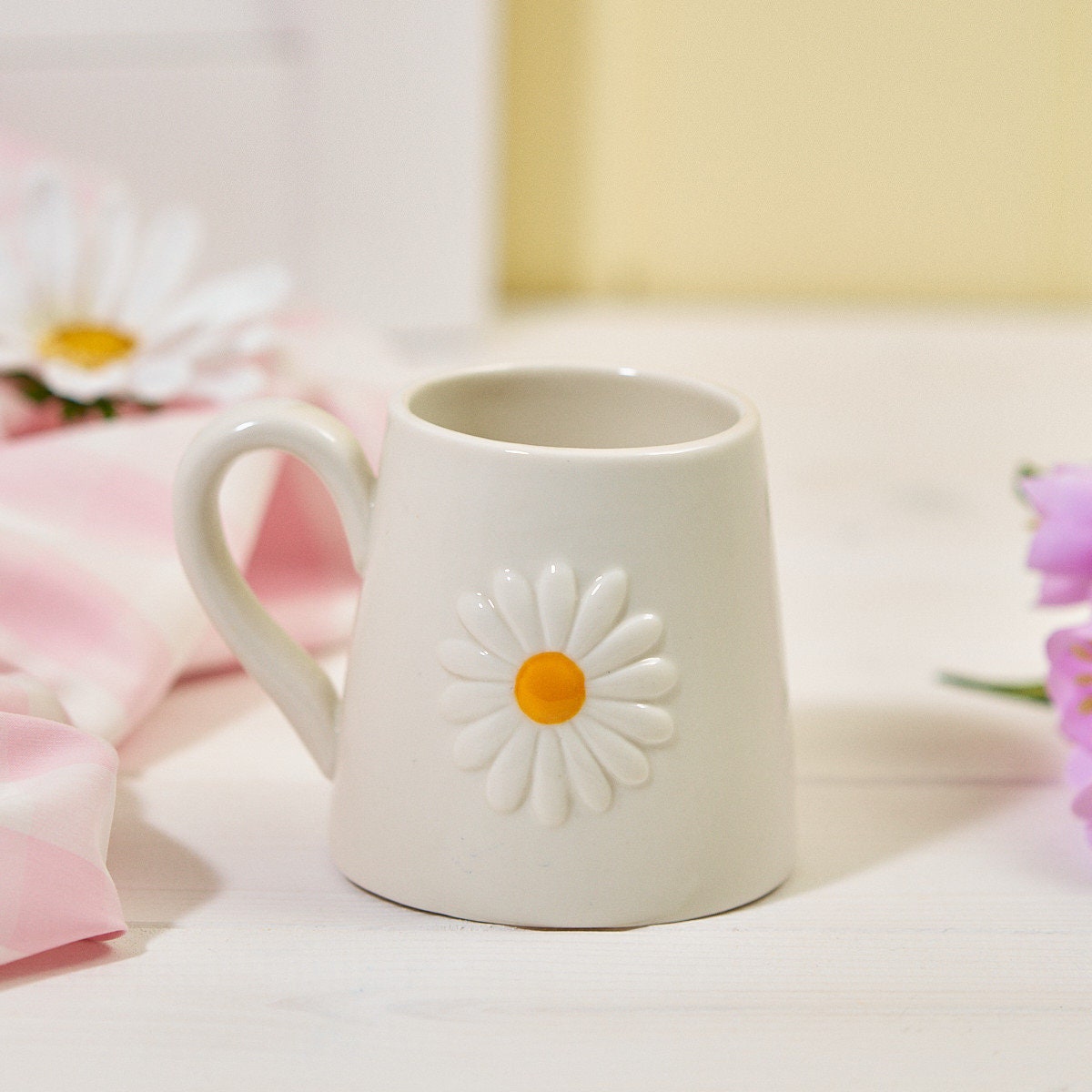 Daisy 3D Embossed Mug - Etsy