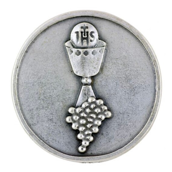 First Communion Pocket Token | Etsy