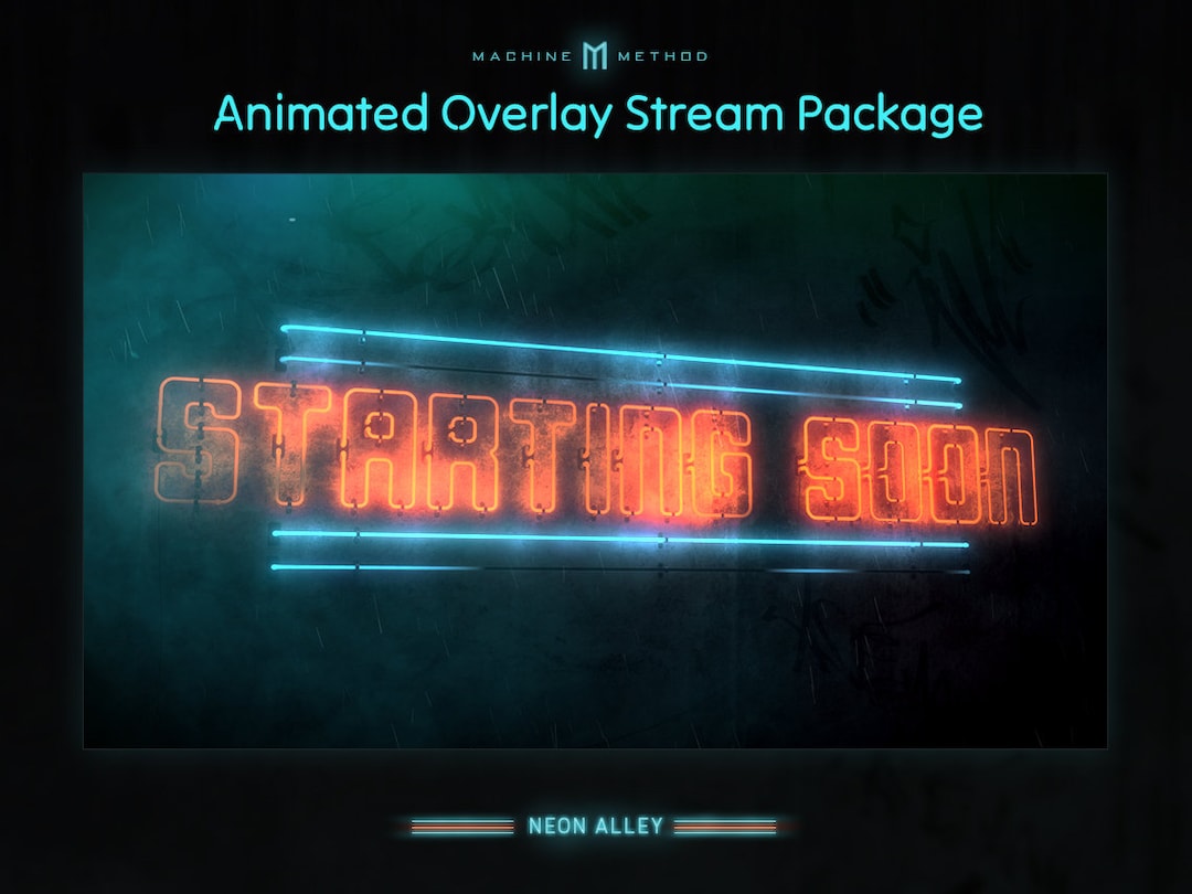 Streaming Twitch Overlay Animated Alerts Twitch Stream Screen Overlay ...