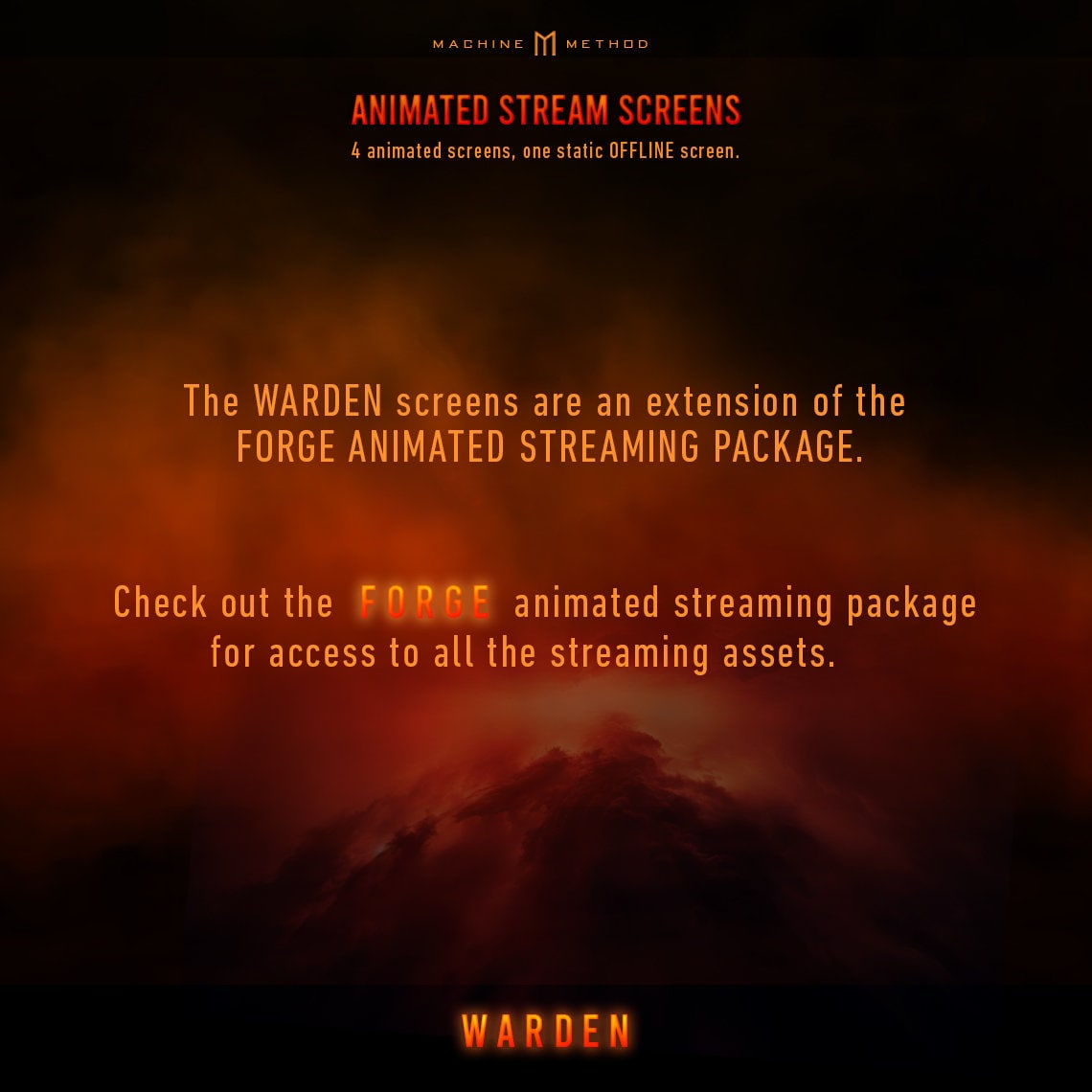 Twitch Stream Screens Animated Overlay Screens Skull Starting Soon ...