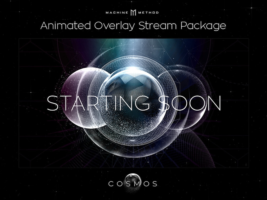 COSMOS Twitch Overlay Package | Animated Alerts, Screens, Panels ...