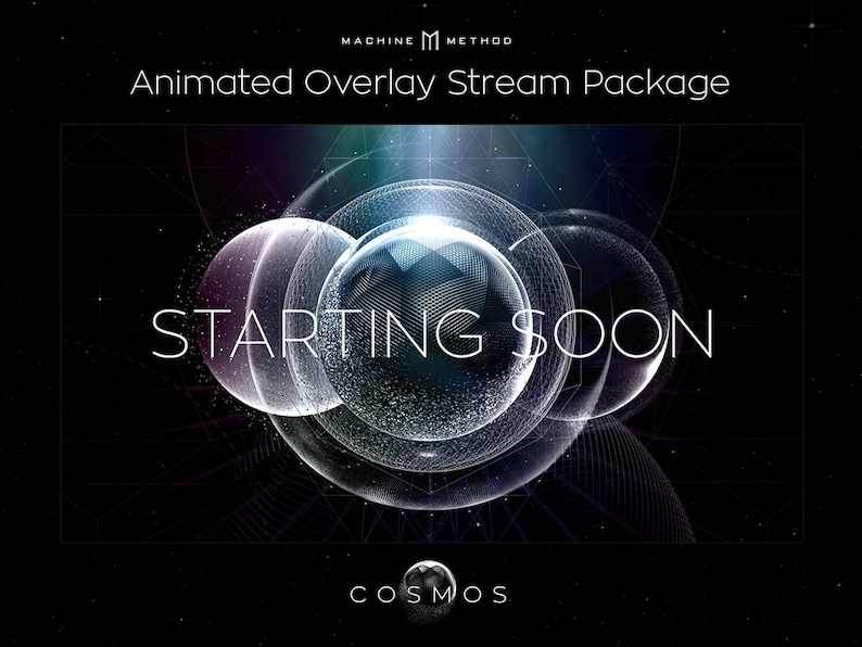 COSMOS Twitch Overlay Package | Animated Alerts, Screens, Panels ...