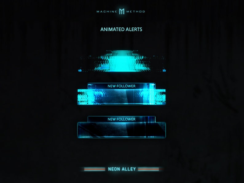 Streaming Twitch Overlay Animated Alerts Twitch Stream Screen Overlay ...