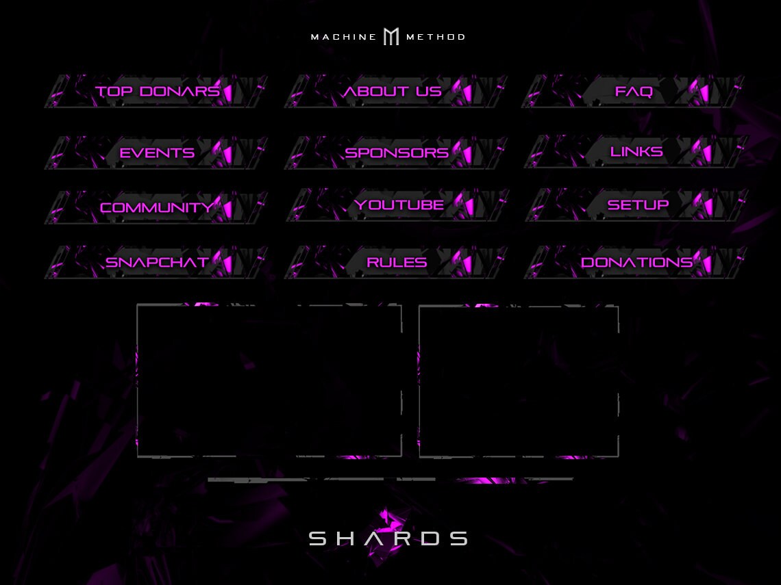 Streaming Twitch Overlay Animated Alerts Twitch Stream Screen Overlay ...