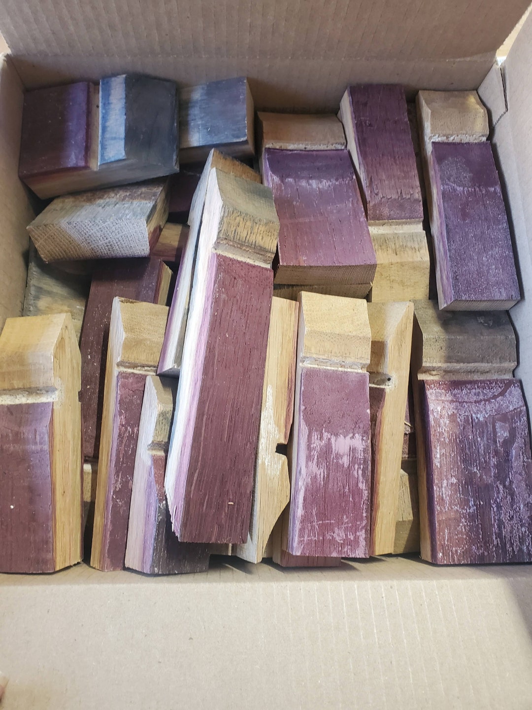 Wine Barrel Pieces/ Stave Pieces/ Cut Barrel Staves/ Wood Scraps/ Wood ...