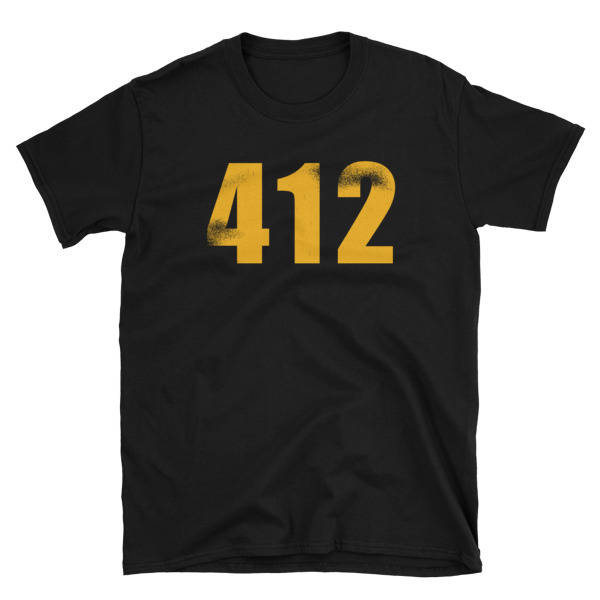 Vintage 412 (pittsburgh Area Code) Unisex T-shirt - Etsy