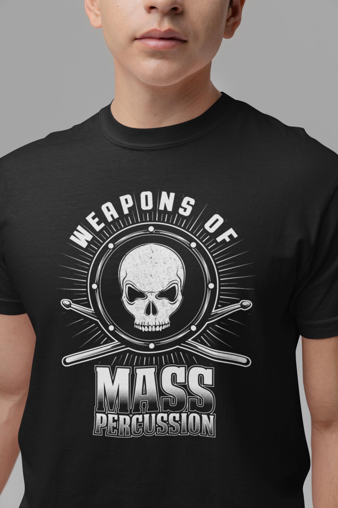 Weapons of Mass Percussion Shirt | Drummer T-shirt | Comfort Colors ...