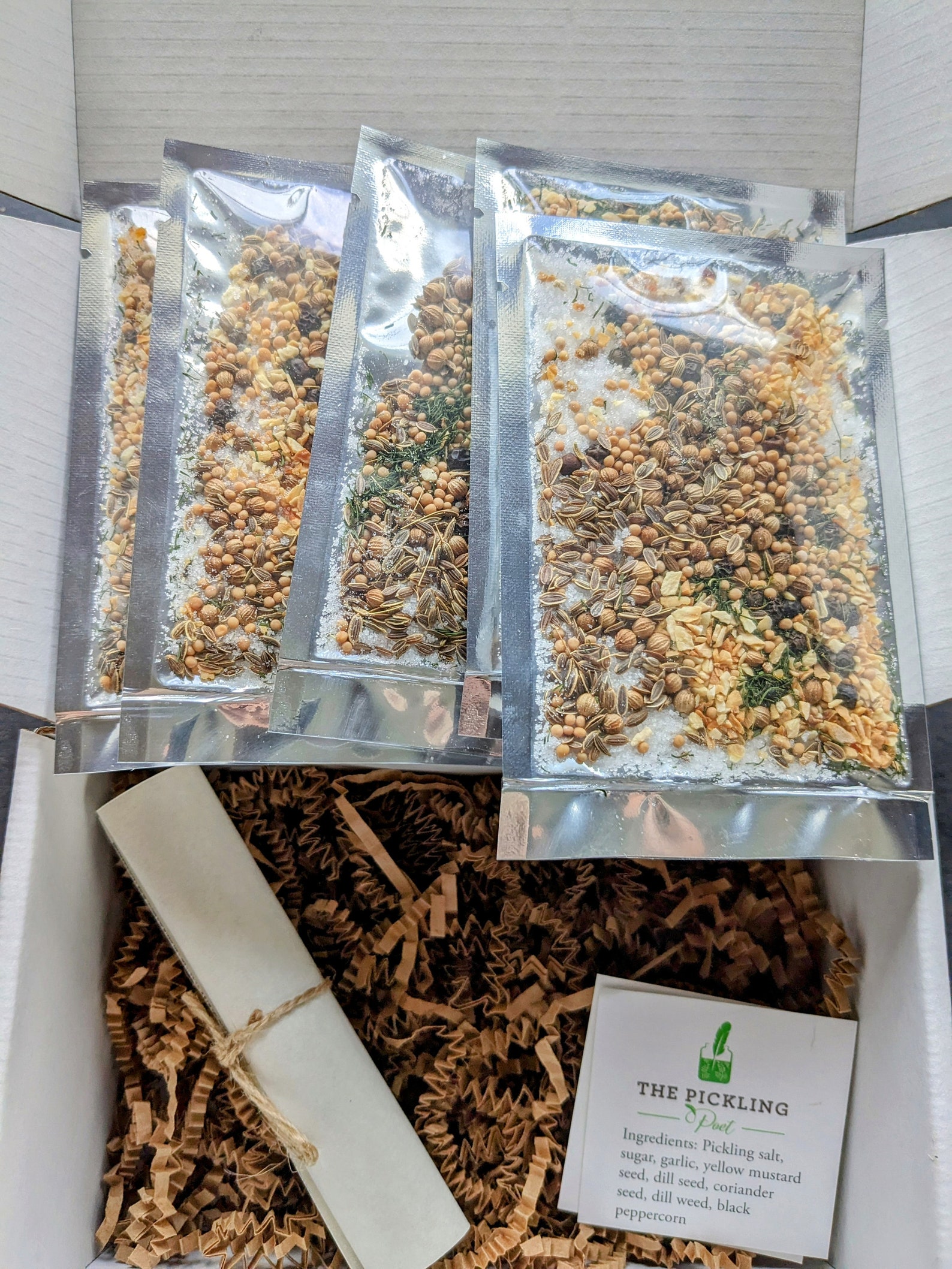 Pickle Kit Refills 5 Artisan Pickle Spice Packets the Pickling Poet - Etsy