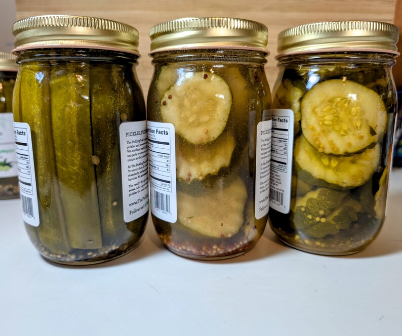 3 Gourmet Pickles | Pickle Lover Gift Set | Pickled Cucumbers | the ...