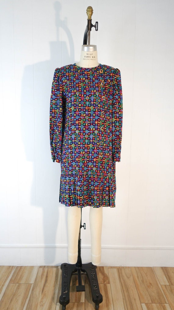 Christian A Vintage 80's silk shift - Gem