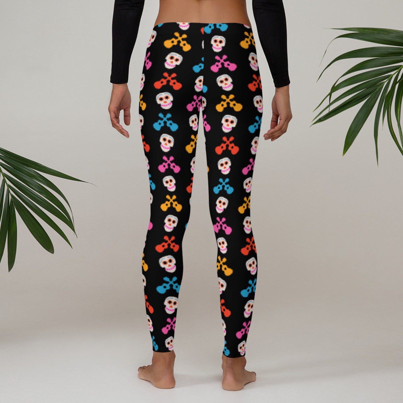 Coco Leggings Day Of The Dead Leggings Adult Leggings Etsy