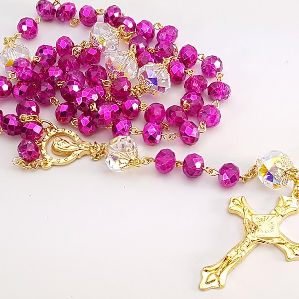 Hot Pink Swarovski - Etsy