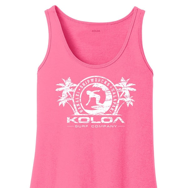 Neon Pink Tank Top - Etsy