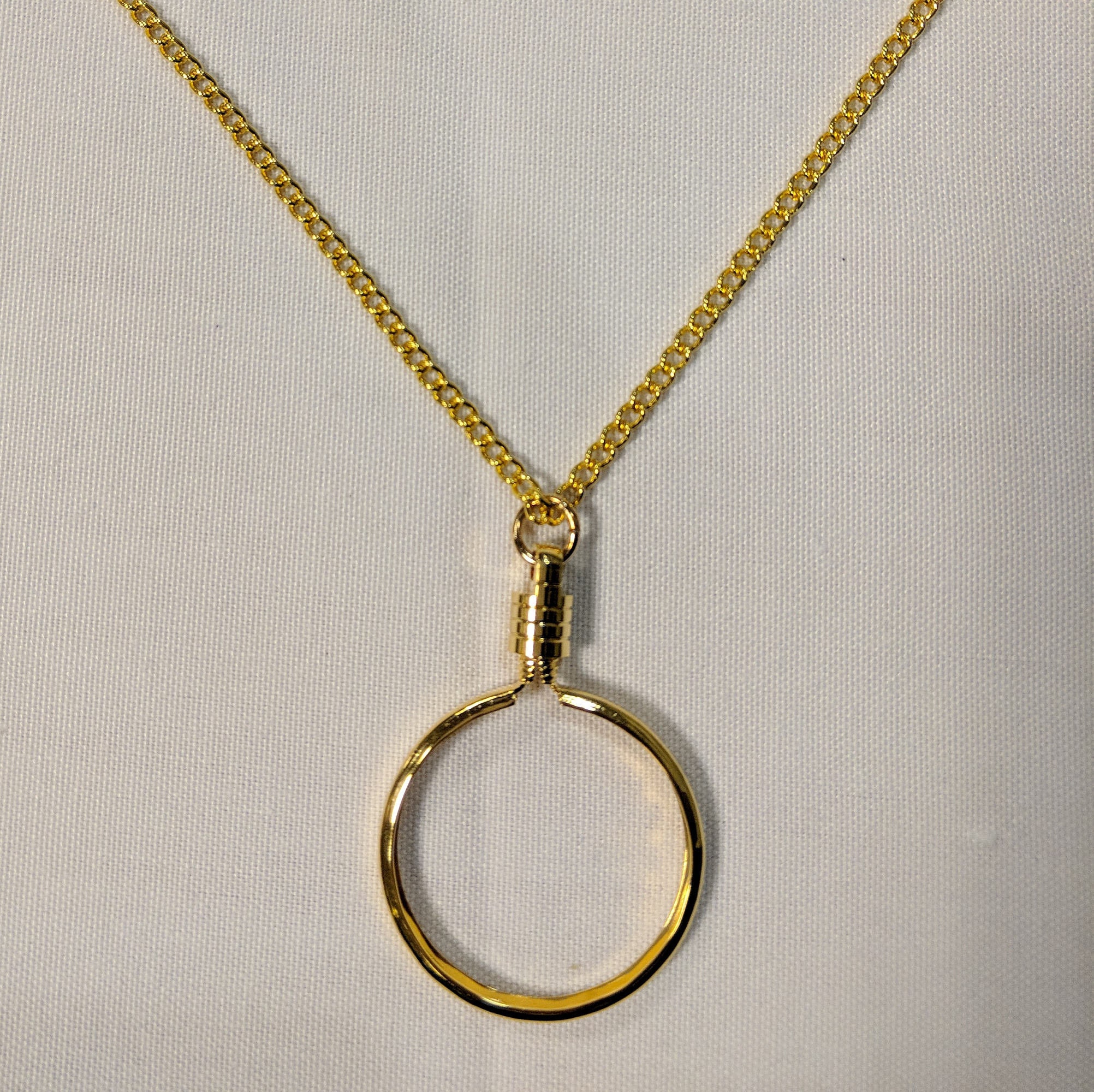 Medallion Holder Chain Gold & Silver - Etsy